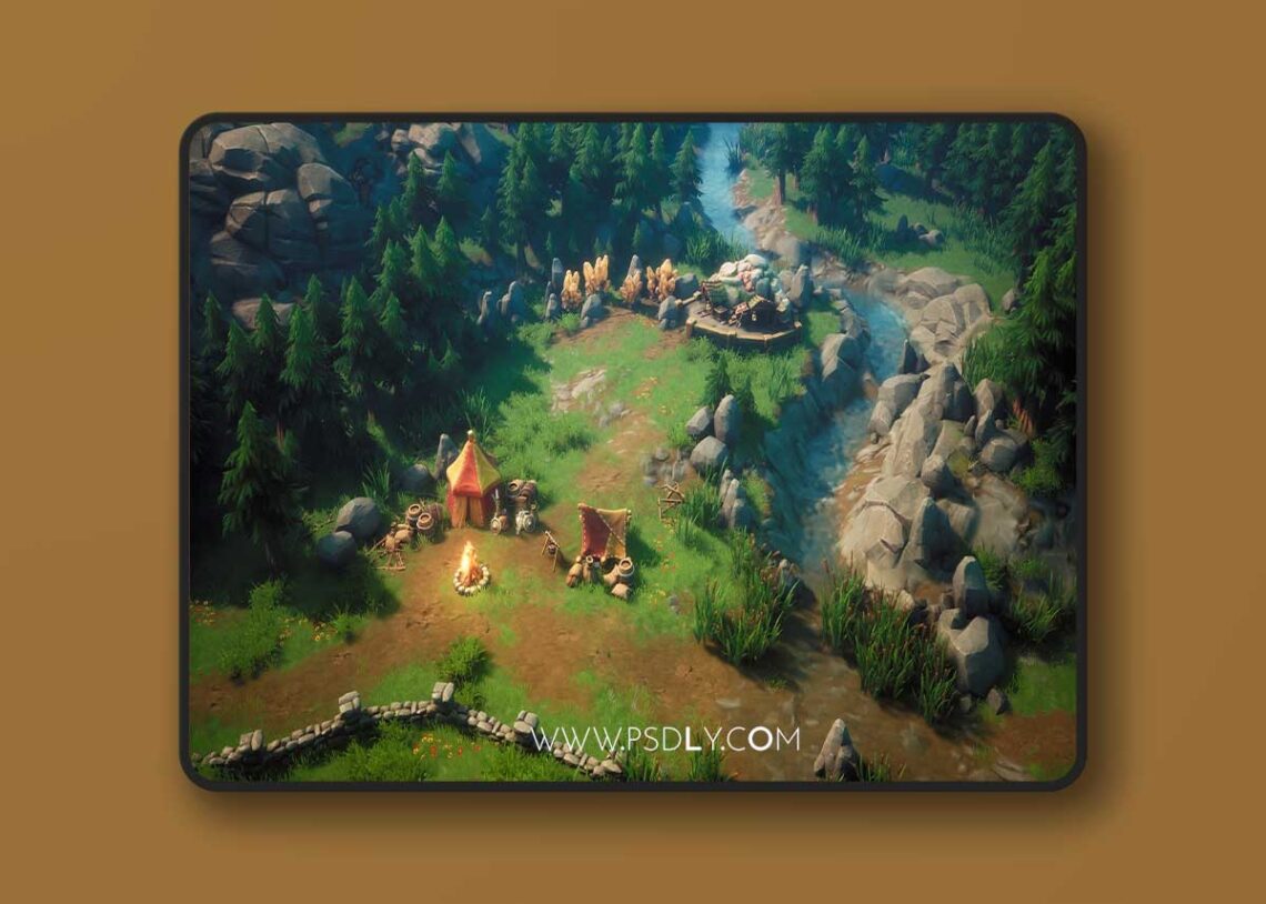 Top Down: Fantasy Forest - Stylized Forest RTS Environment (5.1 – 5.7)