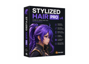 Stylized Hair PRO V4.2.1 For Blender